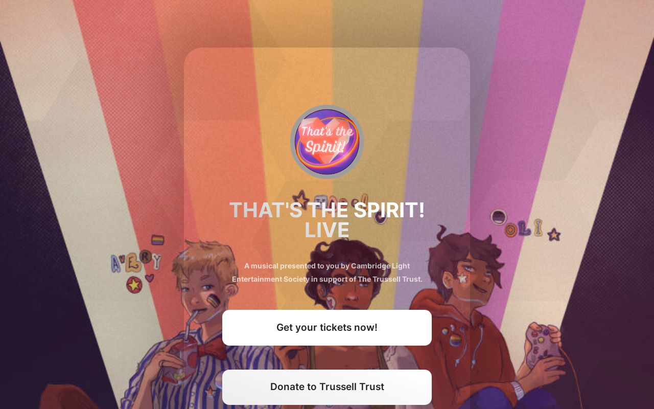 THAT'S THE SPIRIT! LIVE